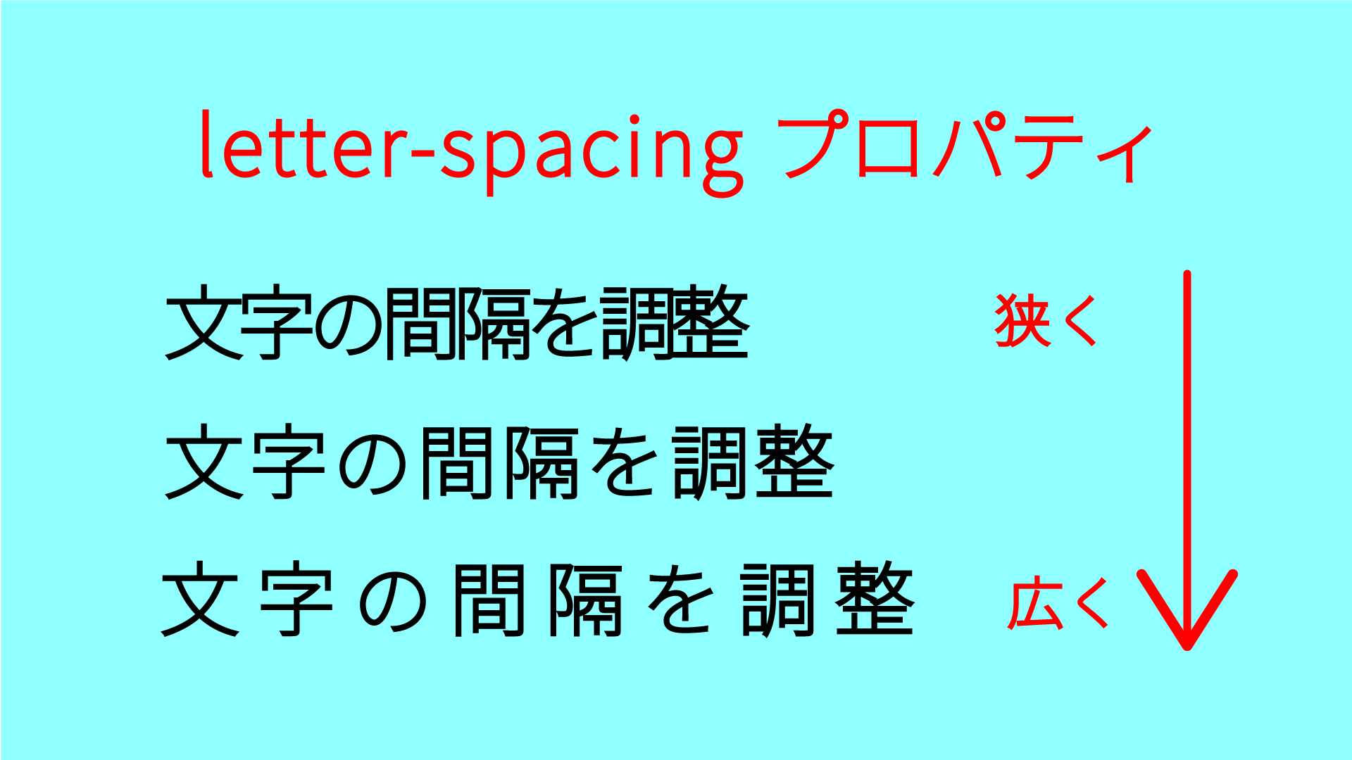  CSS letter spacing 